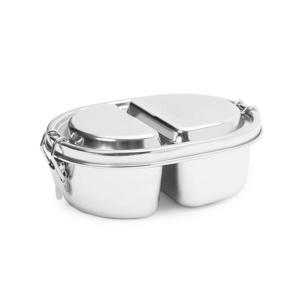 2 Compartment Small Divided Food Container – Ethika_Inc